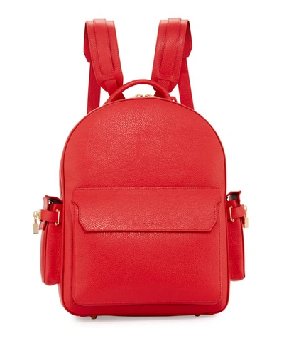 Buscemi Phd Men's Leather Backpack In Red | ModeSens