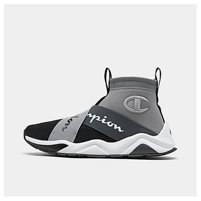 Champion Men's Rally Crossover Casual Shoes In Concrete/black | ModeSens