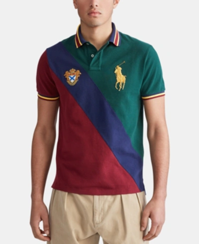 Polo Ralph Lauren Men's Custom Slim Fit Big Pony Mesh Polo Shirt In ...