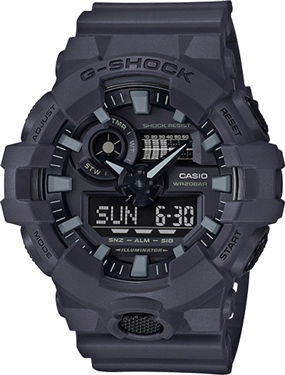 Pre-owned Casio G-shock Analog-digital Ga700uc-8a | ModeSens