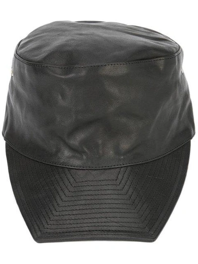 Guidi Messenger Boy Cap In Black | ModeSens