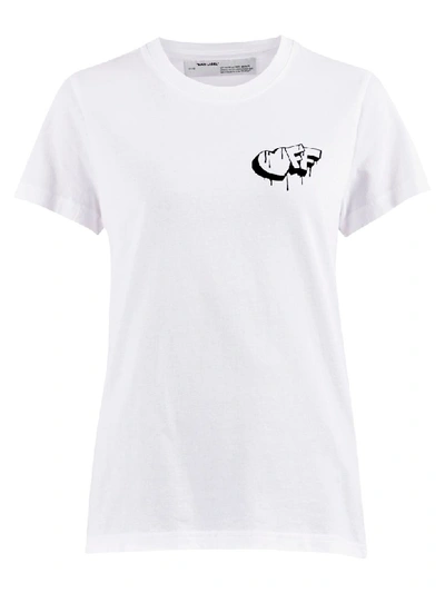 Off-white Printed T-shirt In White | ModeSens