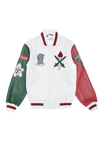 Opening Ceremony White Italy Global Varsity Jacket | ModeSens