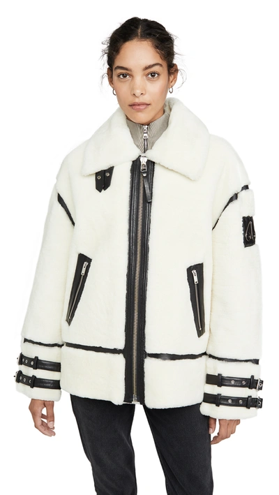 Moose Knuckles Golden Prairie Jacket In Ivory | ModeSens