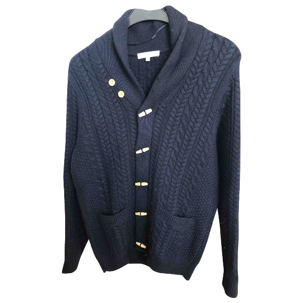 Pre-owned Sandro Blue Wool Knitwear & Sweatshirts | ModeSens