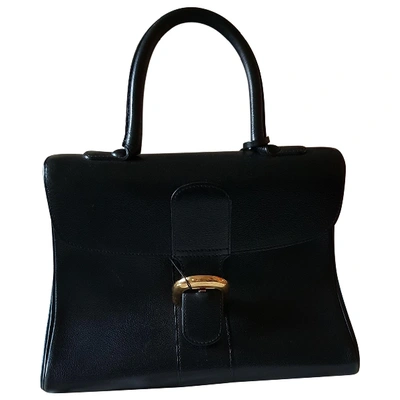 Pre-owned Delvaux Brillant Leather Handbag In Black | ModeSens