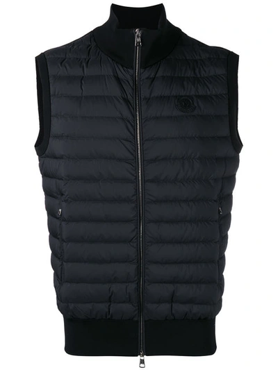 Moncler Quilted Body-warmer Jacket In Black | ModeSens