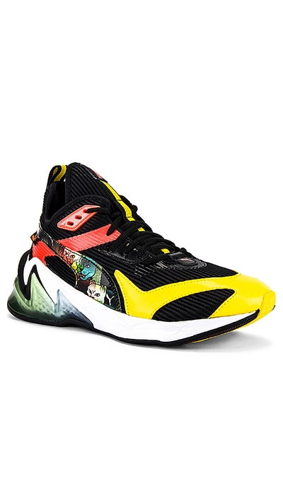 Puma Men's Lqdcell Scary Cat Running Sneakers In Black & Dandelion ...