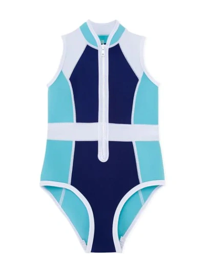 Duskii Girl Kids' Darcy Swimsuit In Blue | ModeSens