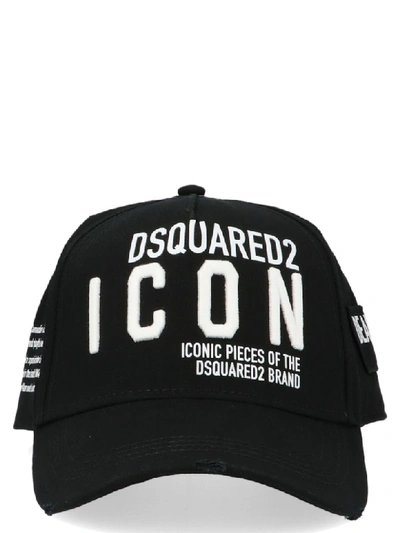 Dsquared2 Logo Icon Cap In Black | ModeSens