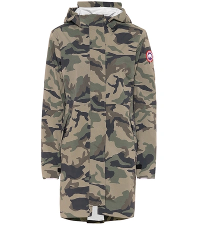 Canada Goose 'salida' Camo Print Hooded Raincoat In Multi-colour | ModeSens