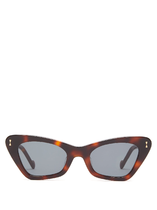 Zimmermann Tallow Cat-eye Acetate Sunglasses In Tortoiseshell | ModeSens