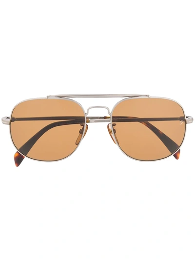 David Beckham Eyewear Square-frame Sunglasses In Brown | ModeSens