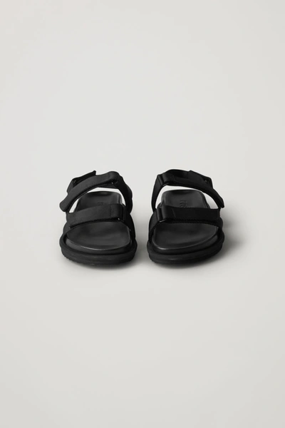 Cos Webbing Strap Sandals In Black | ModeSens