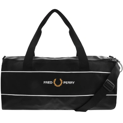Fred Perry Logo Barrel Bag Black | ModeSens