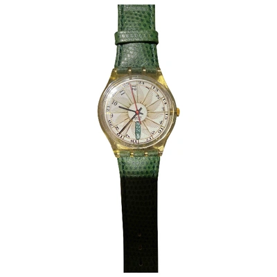 Pre-owned Swatch Green Watch | ModeSens