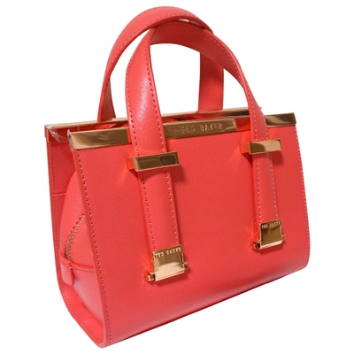 Pre-owned Ted Baker Red Leather Handbag | ModeSens