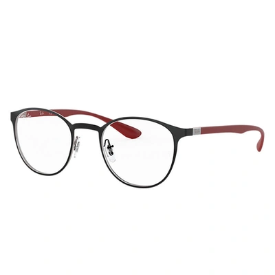Ray Ban Rb6355 Eyeglasses Red Frame Clear Lenses Polarized 50-20 In Rot ...