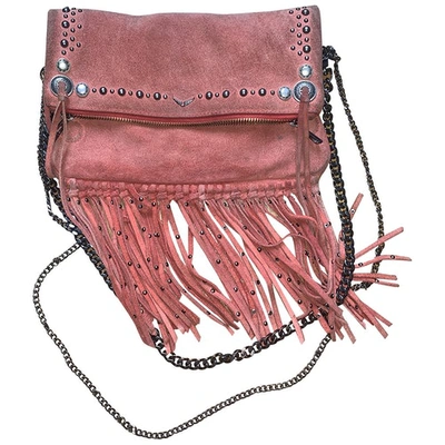 Pre-owned Zadig & Voltaire Rock Pink Leather Clutch Bag | ModeSens