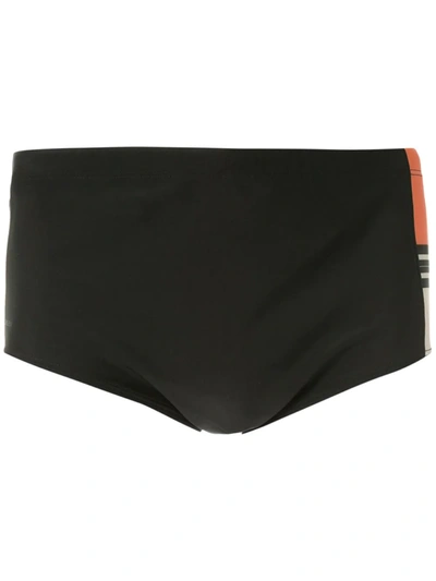 Osklen Sunga Longboard Mojave Swimming Trunks In Black | ModeSens