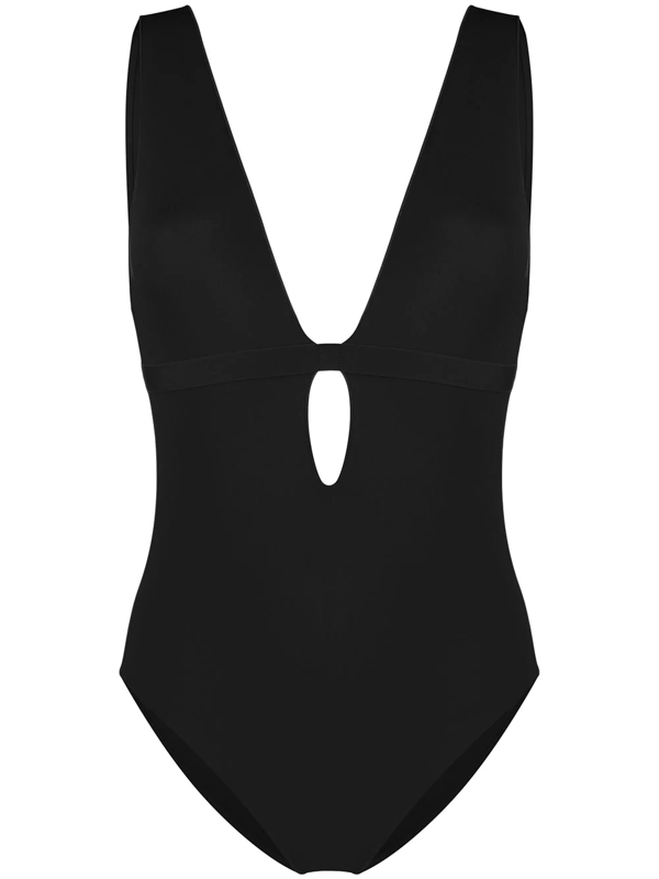 Wolford Cara Sustainable One Piece Swimsuit In Black Modesens