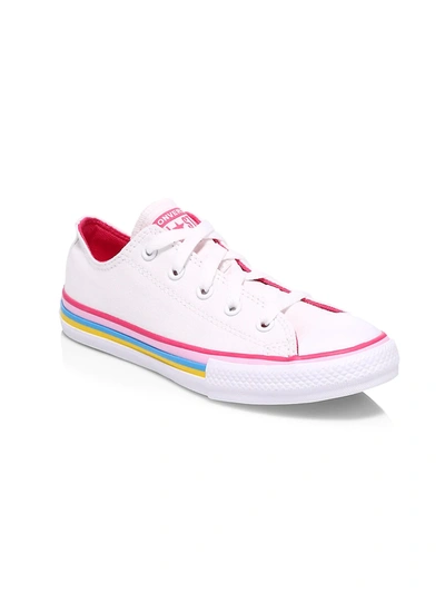 Converse Kids' Little Girls Chuck Taylor All Star Multi-stripe Casual ...