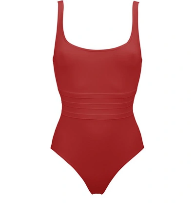 Eres Aquarelle One-piece Swimsuit In Terre Cuite | ModeSens