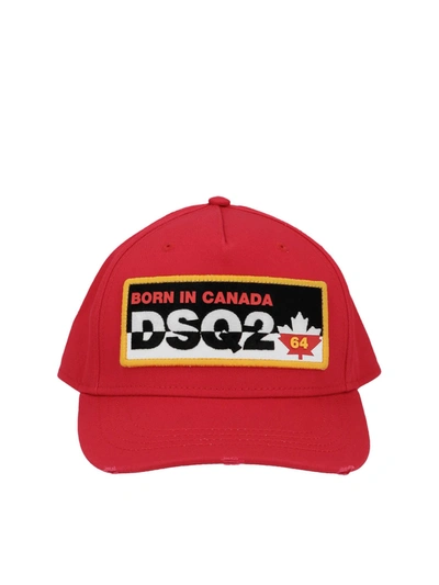 Dsquared2 Dsq2 Cap In Red | ModeSens