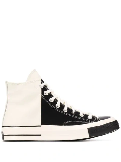 Converse Two-tone High-top Trainers In White | ModeSens