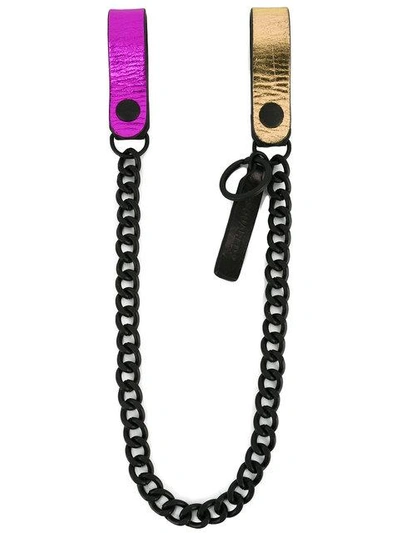 Dsquared2 Leather Pant Chain | ModeSens