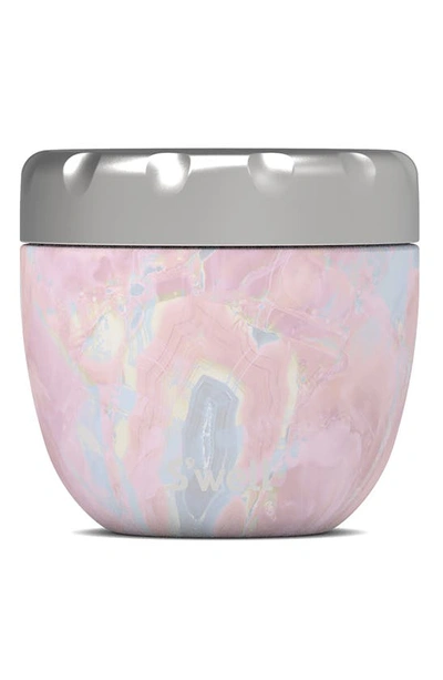 S'well Eats(tm) 21.5-ounce Stainless Steel Bowl & Lid In Geode Rose ...