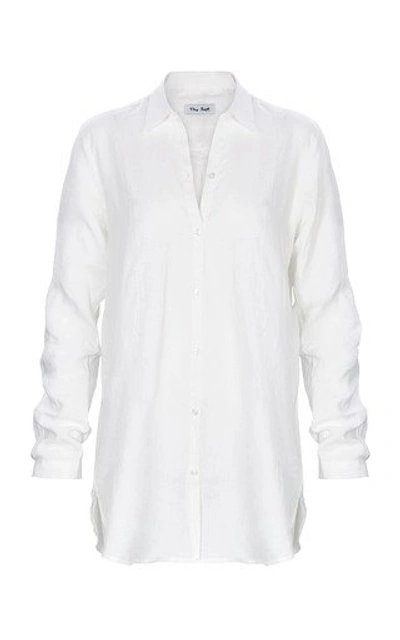The Sept Label The Ruby Linen Shirt In White | ModeSens