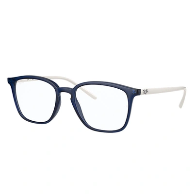Ray Ban Rb7185 Eyeglasses In Shiny White | ModeSens