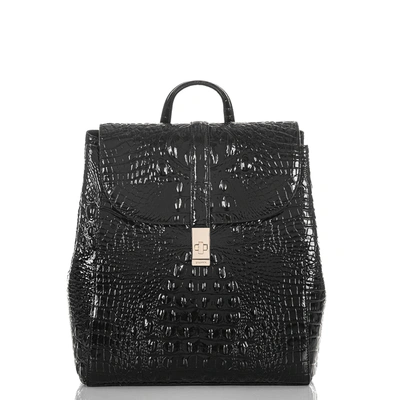 Brahmin Sadie Melbourne Embossed Leather Backpack In Terracotta ...