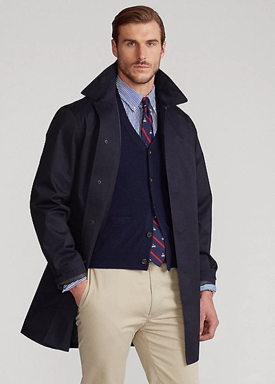Polo Ralph Lauren Men's Packable Walking Coat In Collection Navy | ModeSens