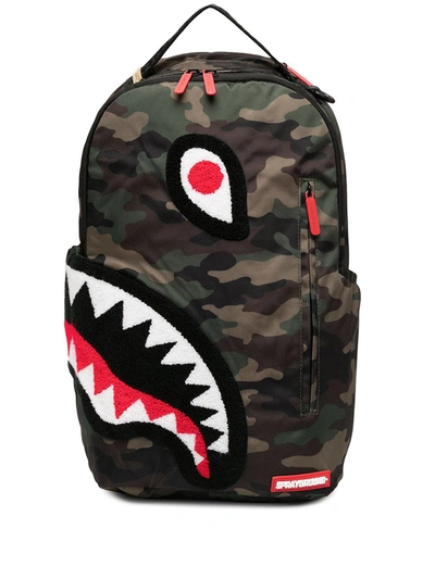 Sprayground Torpedo Shark Backpack Camouflage Colour: Camouflage, Size ...