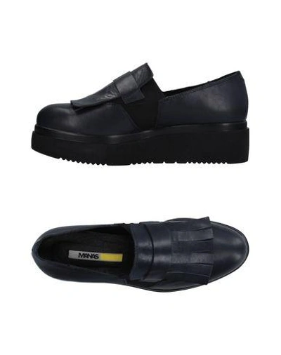 Manas Loafers In Slate Blue | ModeSens