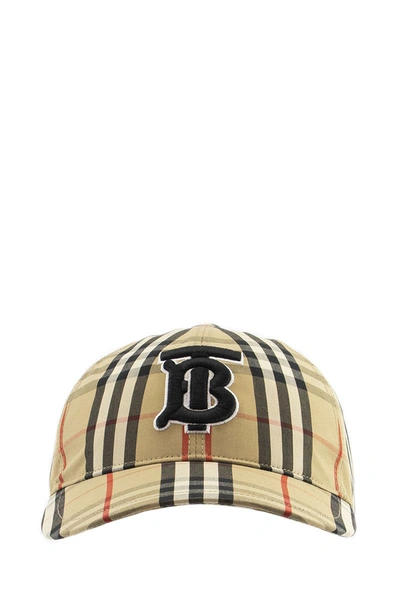 Burberry Monogram Motif Vintage Check Baseball Cap In Archive Beige | ModeSens