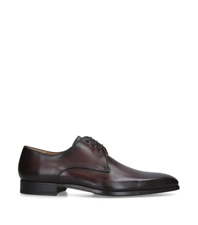Magnanni Plain Derby In Brown | ModeSens