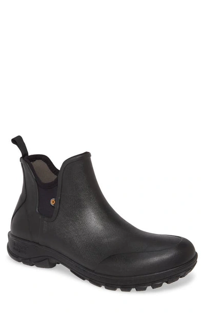 Bogs Sauvie Waterproof Chelsea Boot In Black | ModeSens