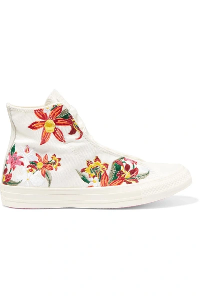 Converse + Patbo Chuck Taylor Embroidered Canvas High-top Sneakers ...