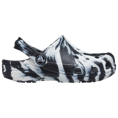Crocs Kids' Boys Classic Clogs In Black/white | ModeSens