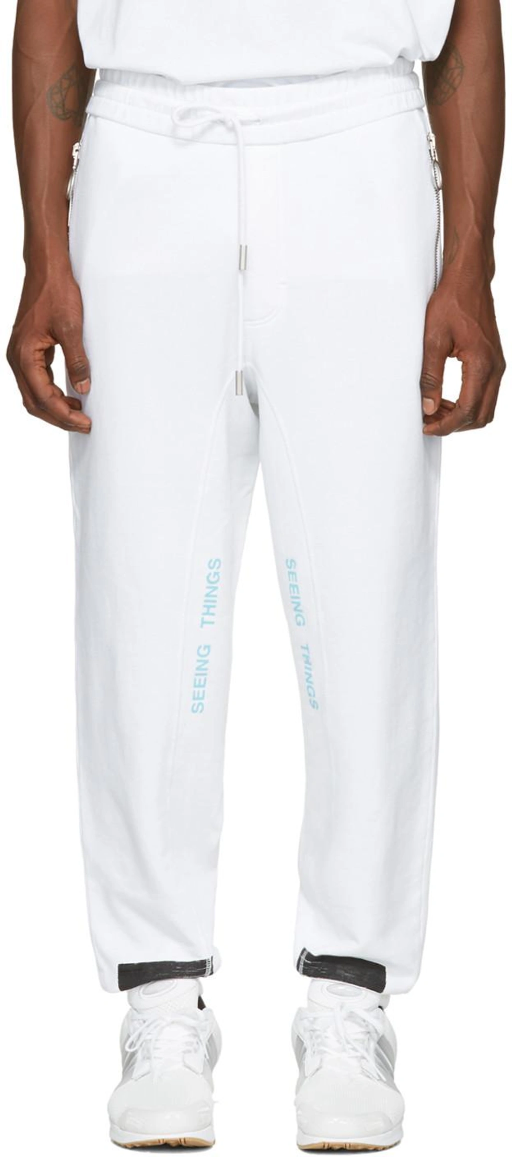 Off-white White Diagonal Brushed Lounge Pants | ModeSens