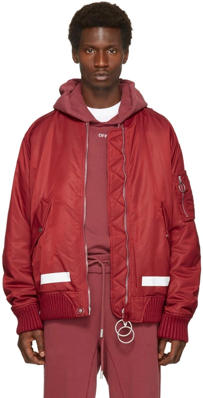 Off-white Red Arrows Bomber Jacket | ModeSens