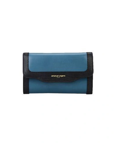 Emanuel Ungaro Wallet In Deep Jade | ModeSens