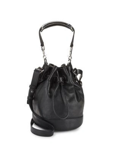 Mackage Mini Leather Bucket Bag In Black | ModeSens