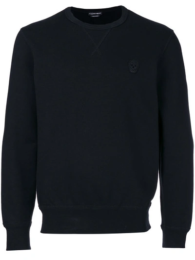 Alexander Mcqueen Embroidered Skull Patch Sweatshirt | ModeSens