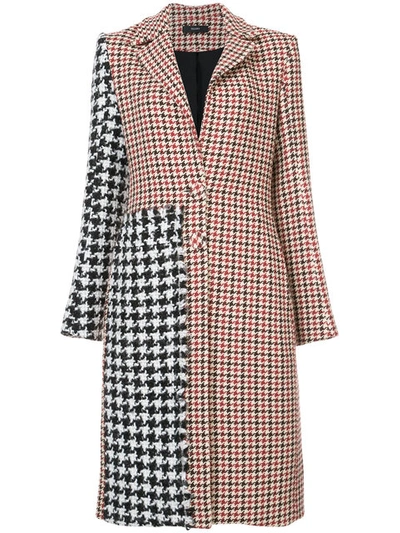 Ellery Checkered Panelled Coat | ModeSens