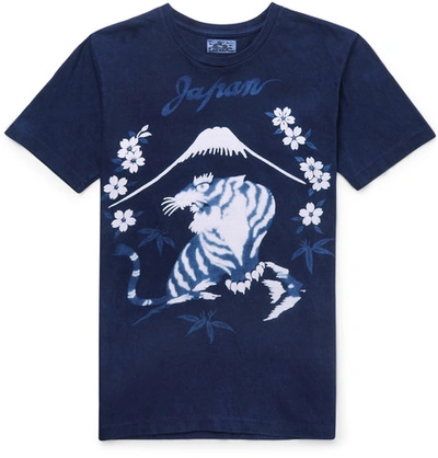 Blue Blue Japan Printed Cotton T-shirt | ModeSens