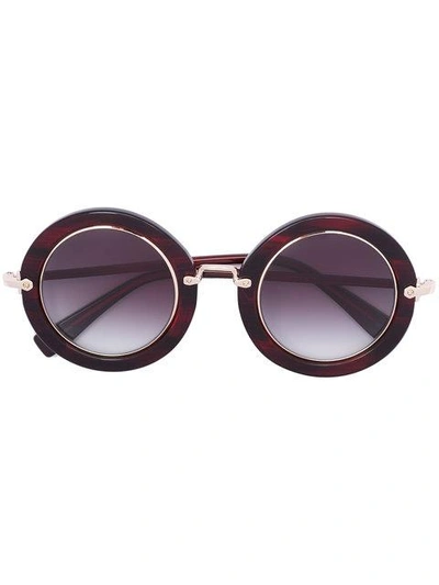 Derek Lam Madison Sunglass - Brown | ModeSens